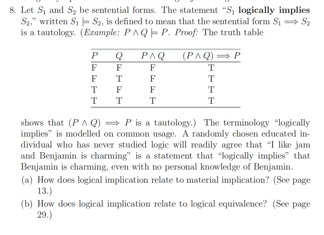 Solved 8. Let Sį and S2 be sentential forms. The statement | Chegg.com