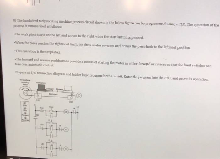 Solved 5) Program and simulate a ladder logic program from | Chegg.com