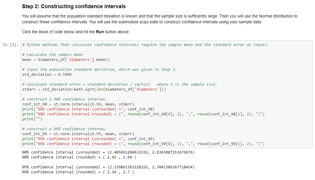 Solved The sample of size 50 was generated using Python's | Chegg.com