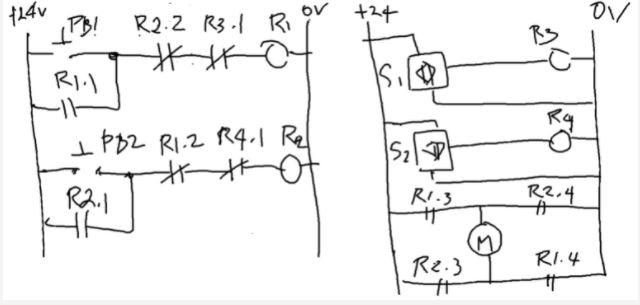Solved RELAY CONVERSION INTO PLC SYSTEM Design. Note: The | Chegg.com