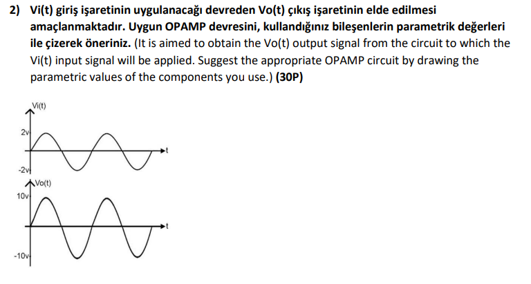 Solved Obtaining the Vo(t) output signal from the circuit to | Chegg.com