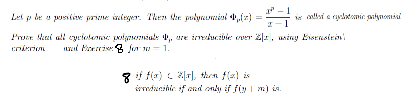 Solved Let p be a positive prime integer. Then the | Chegg.com