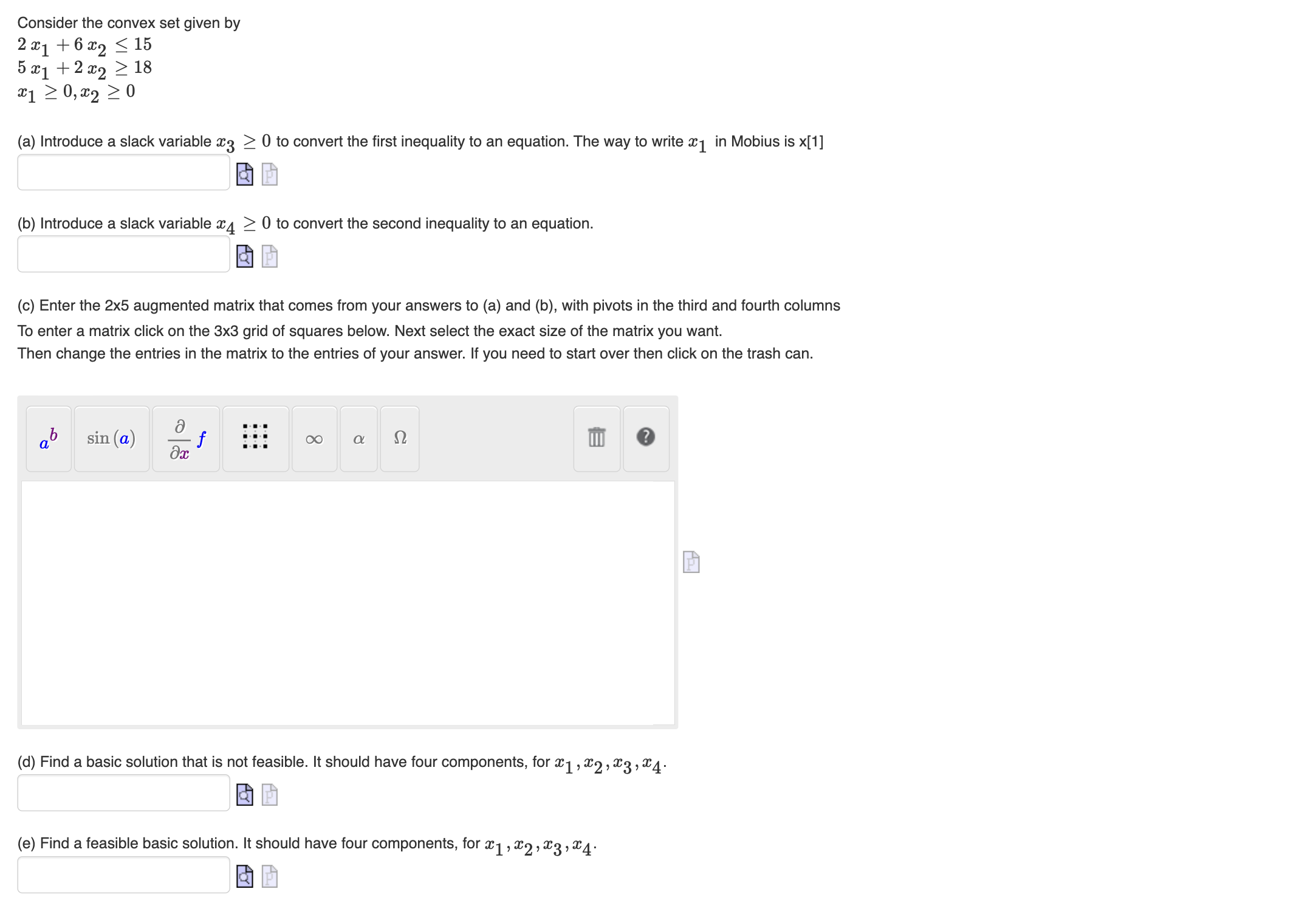 Solved Consider the convex set given by | Chegg.com
