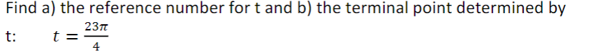 Solved Find a) ﻿the reference number for t ﻿and b ) ﻿the | Chegg.com