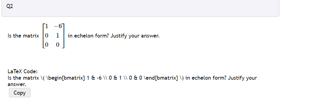 Solved in LaTeX code please | Chegg.com