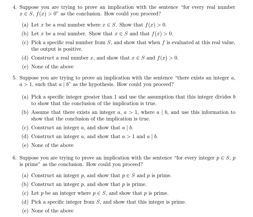 Solved 4. Suppose you are trying to prove an implication | Chegg.com