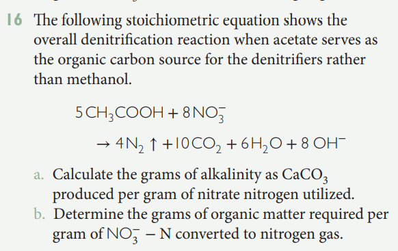 Solved 16 The following stoichiometric equation shows the | Chegg.com