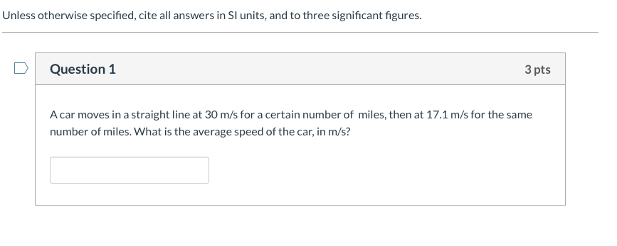 Solved Unless otherwise specified, cite all answers in SI | Chegg.com