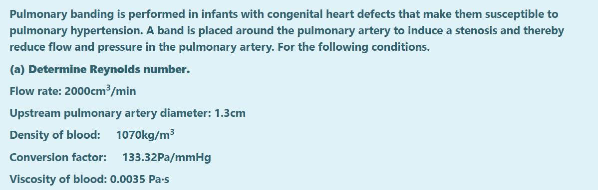 Pulmonary banding is performed in infants with | Chegg.com