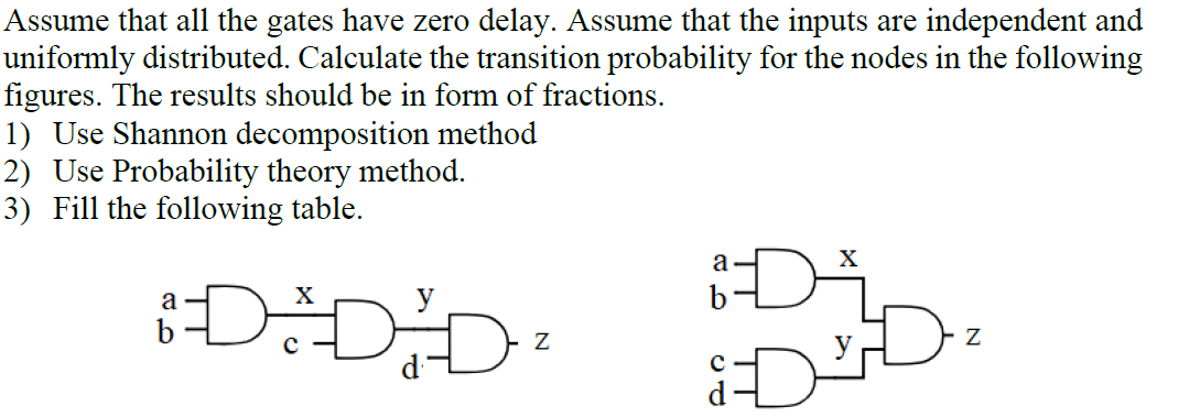 Solved shannon decompositionAssume that all the gates have | Chegg.com