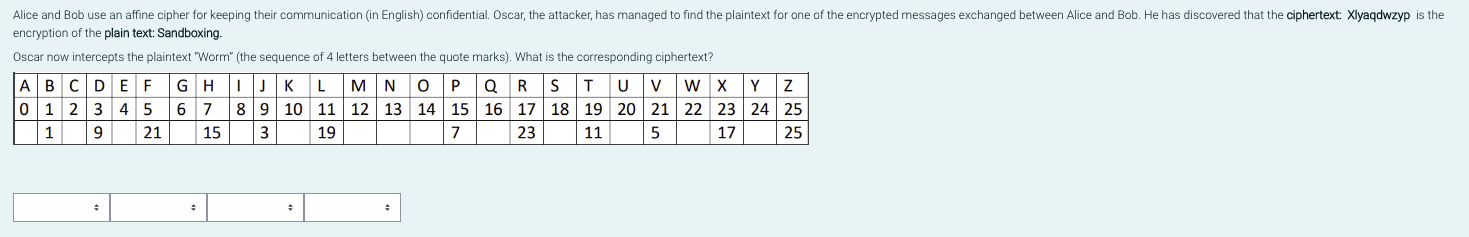 Solved cryption of the plain text: Sandboxing. car now | Chegg.com