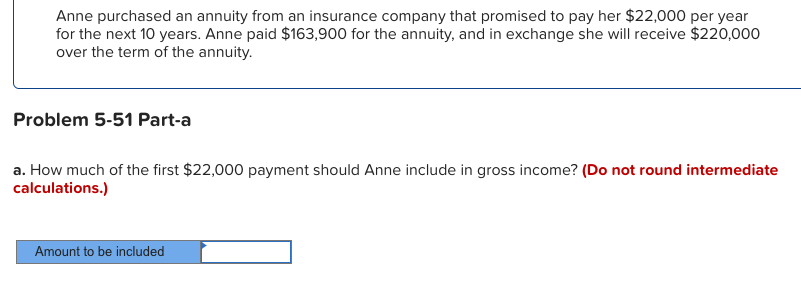 Solved Anne purchased an annuity from an insurance company | Chegg.com