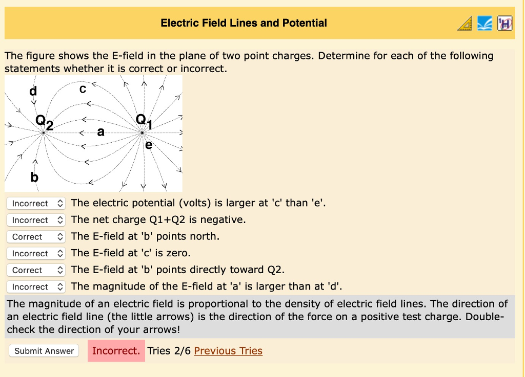 Solved Electric Field Lines and Potential The figure shows | Chegg.com