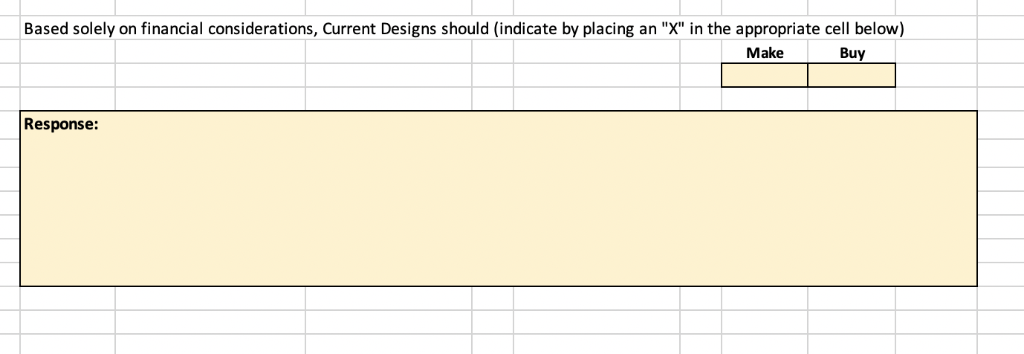 Solved CURRENT DESIGNS Current Designs faces a number of | Chegg.com