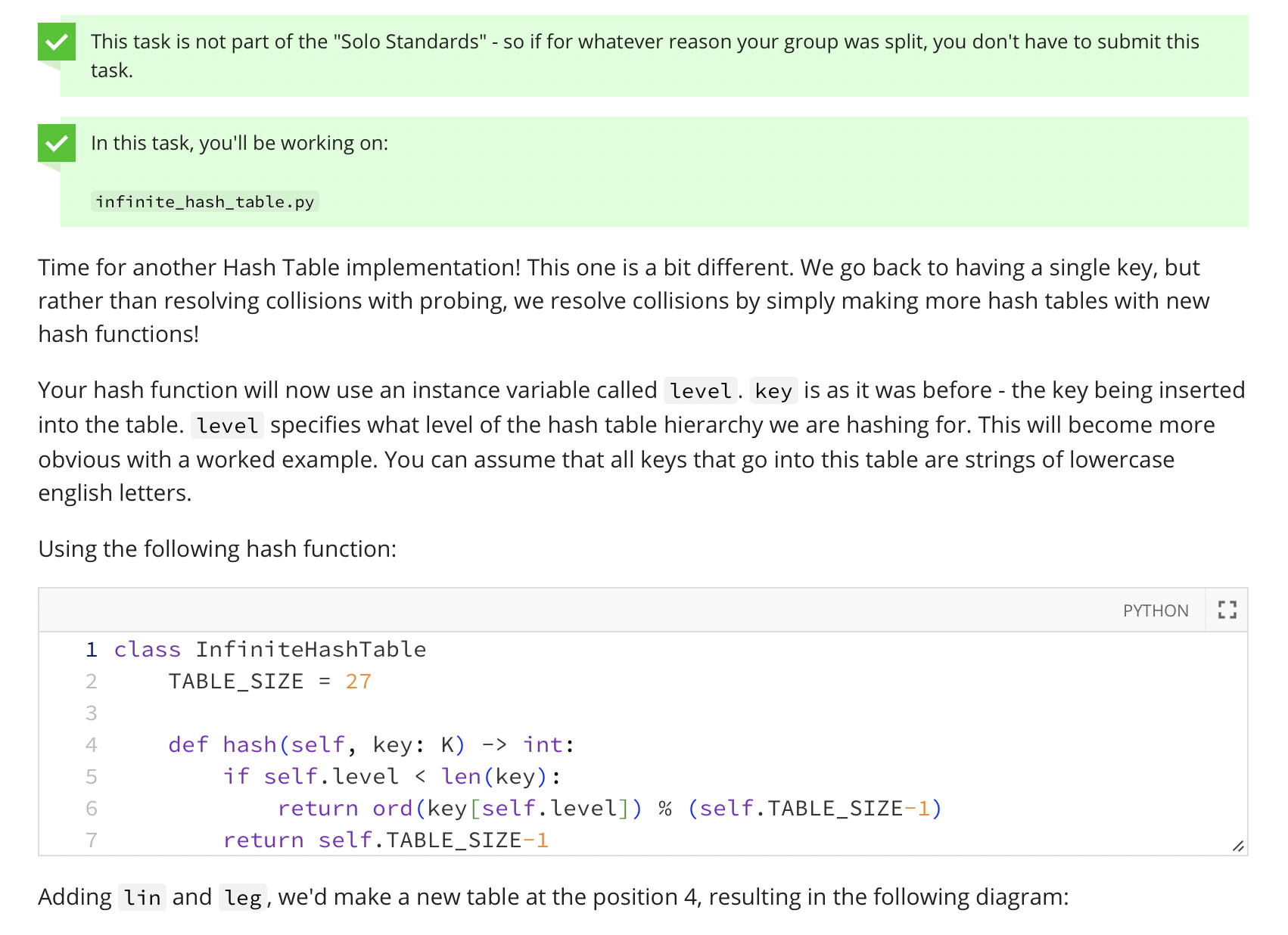 Solved Next, adding limp and mining will first add limp in | Chegg.com