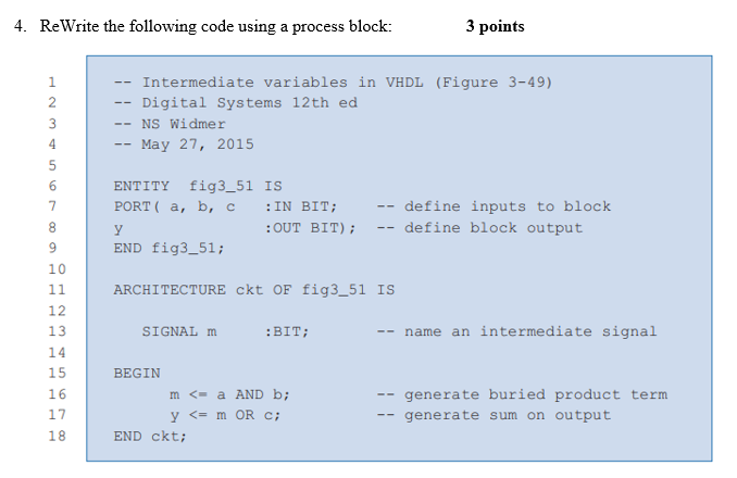 Solved - Intermediate variables in VHDL (Figure 3-49) -- | Chegg.com