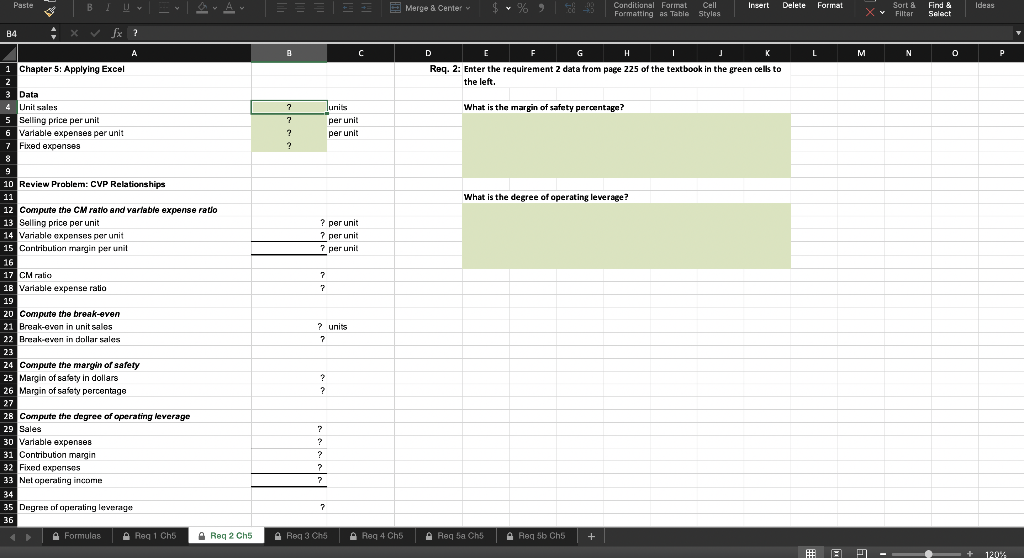 Solved Paste EZE Merge & Center $ %) -99 Conditional Format | Chegg.com