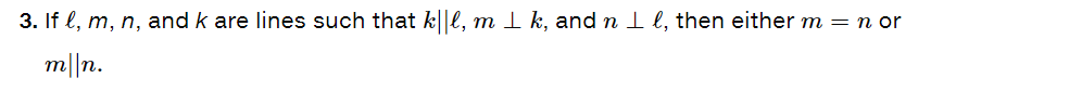Solved 4.7.4 Prove that the Euclidean Parallel Postulate is | Chegg.com