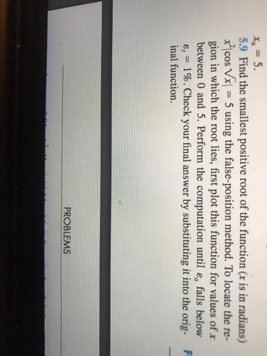 Solved solving with the bisection method and use the same | Chegg.com