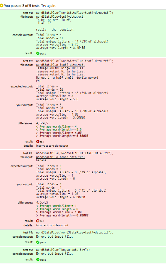 Solved Language/Type: C++ basics streams file input Related | Chegg.com