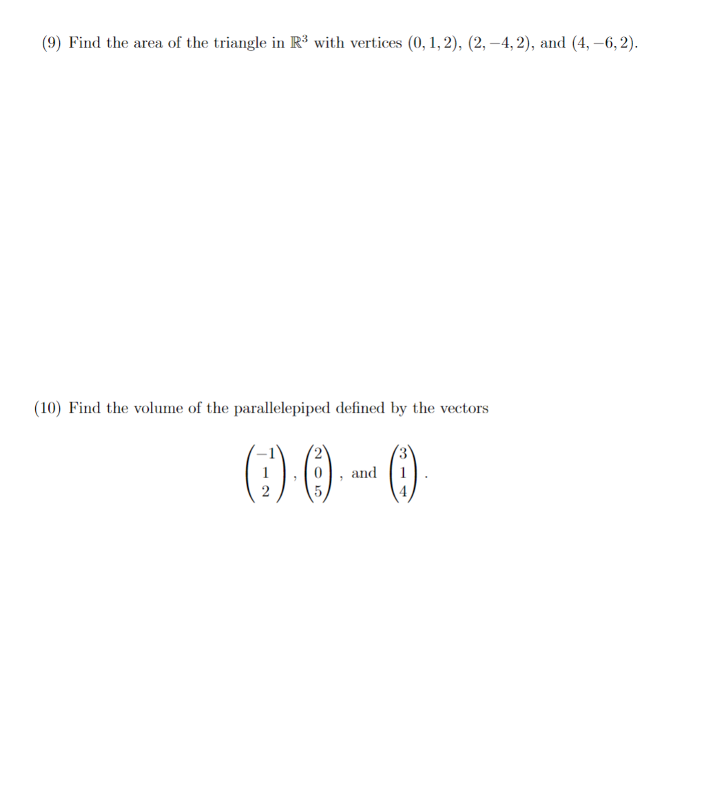 Solved Please help solving and showing the work for the | Chegg.com