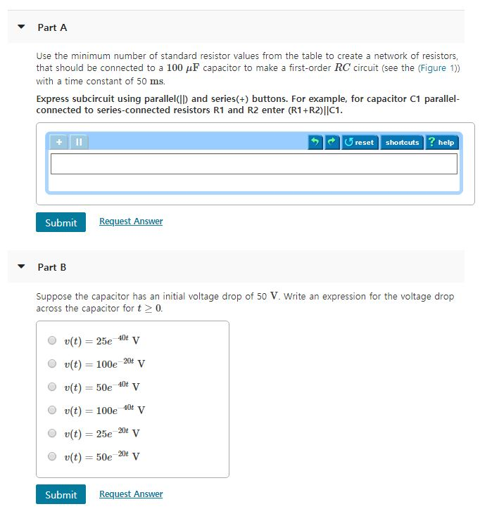 Solved Designation R1 R2 R3 R4 R5 Value (11) 470 560 680 1.0 | Chegg.com