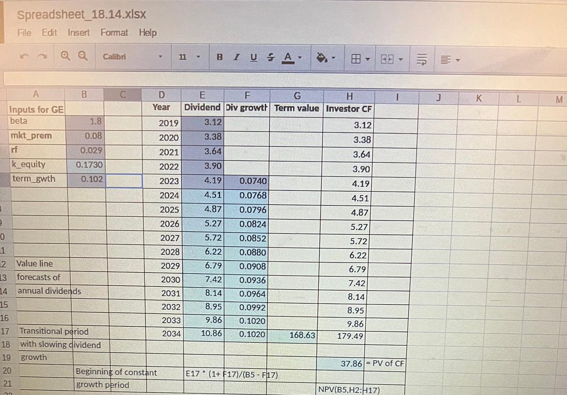 Calculate the intrinsic value of Rio Tinto in each of | Chegg.com