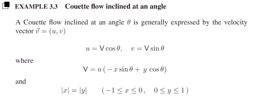 EXAMPLE 3.3 Couette flow inclined at an angle A | Chegg.com
