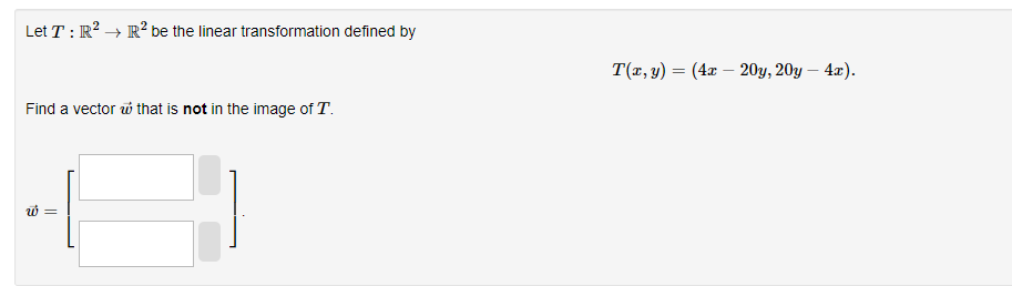 Solved Let T:R2→R2 be the linear transformation defined by | Chegg.com