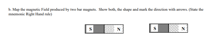 Solved b. Map the magnetic Field produced by two bar | Chegg.com