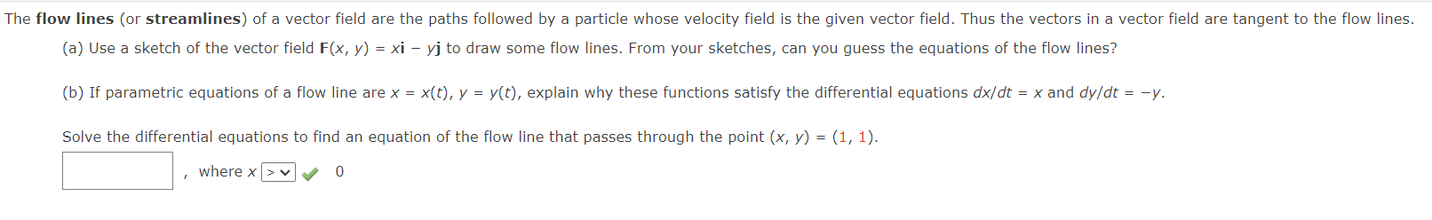 Solved (a) Use a sketch of the vector field F(x,y)=xi−yj to | Chegg.com