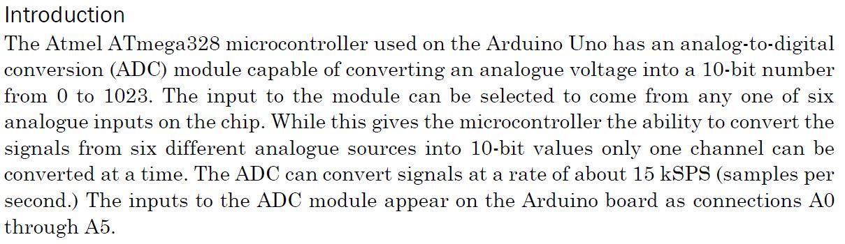 Solved Introduction The Atmel ATmega328 microcontroller used | Chegg.com
