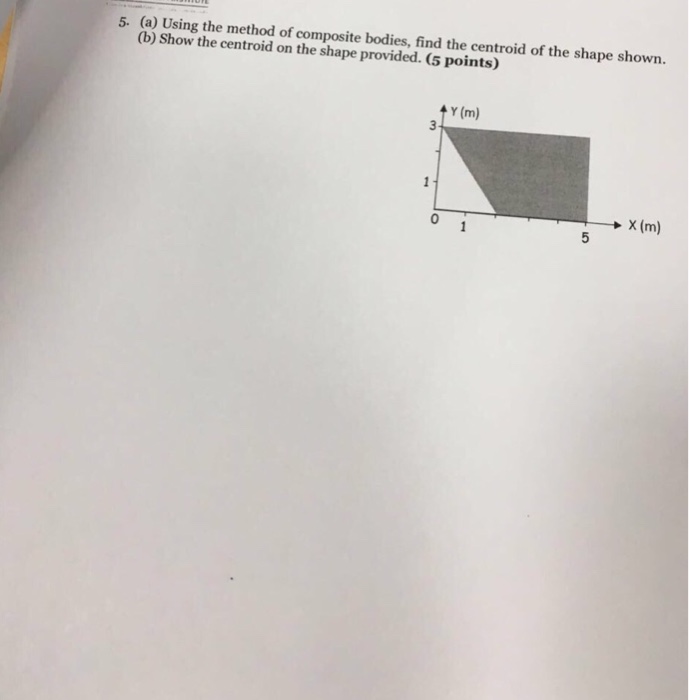 Solved Using the method of composite bodies, find the | Chegg.com