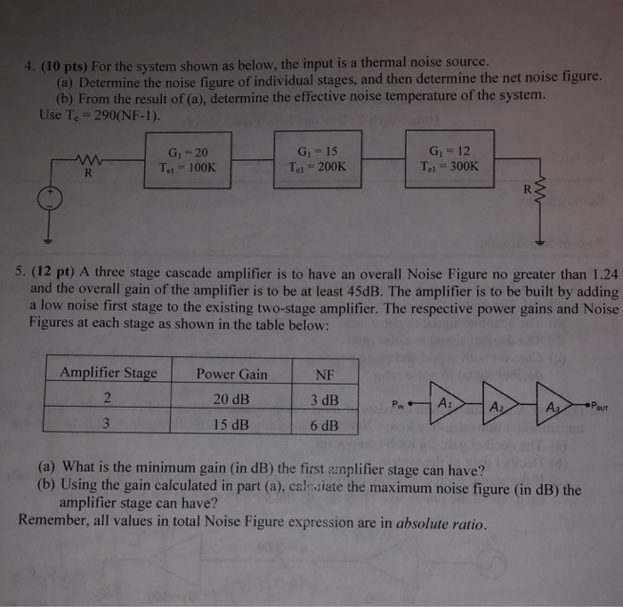 Solved 2. (12 pts) A cascade system consists of three | Chegg.com