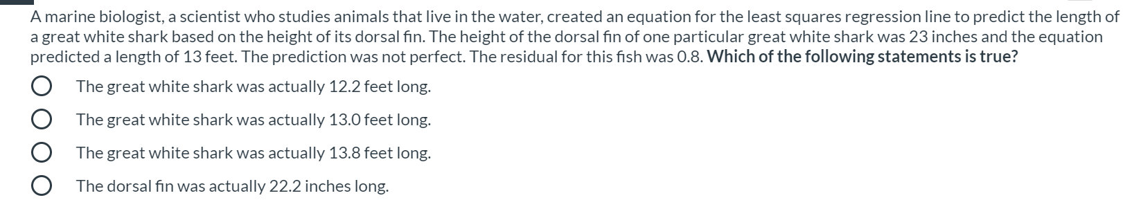 Solved A marine biologist, a scientist who studies animals | Chegg.com