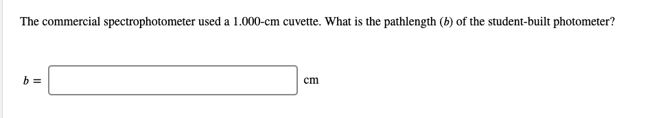A photometer is a simple spectrophotometer designed | Chegg.com