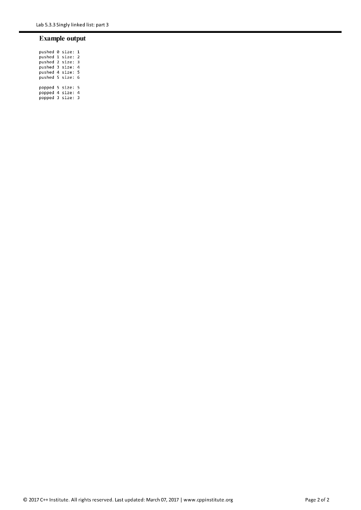 Solved ++ CPA: Programming INSTITUTI Essentials in C++ C++ | Chegg.com