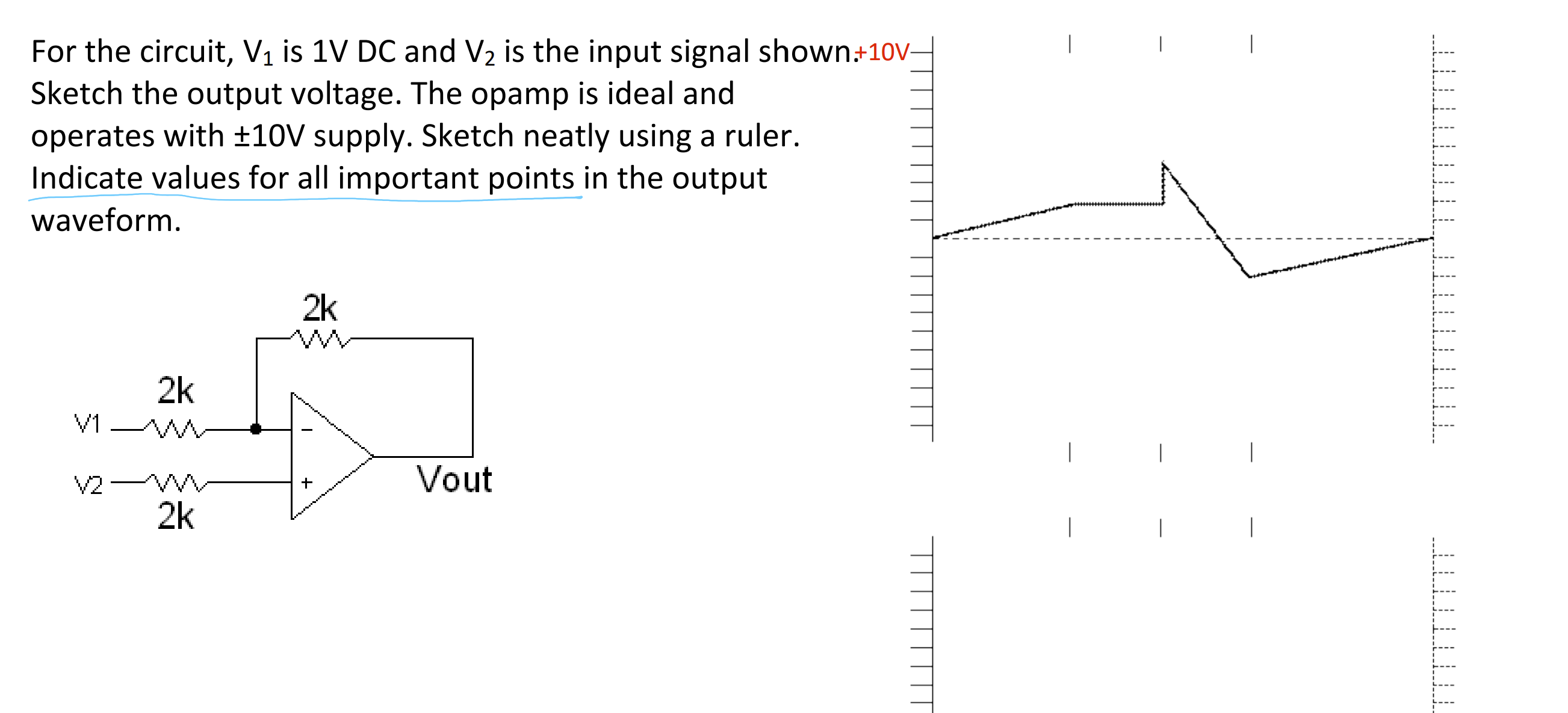 Solved by an EXPERT For the circuit, \( \mathrm{V}_{1} \) ﻿is 1 ﻿V DC ...