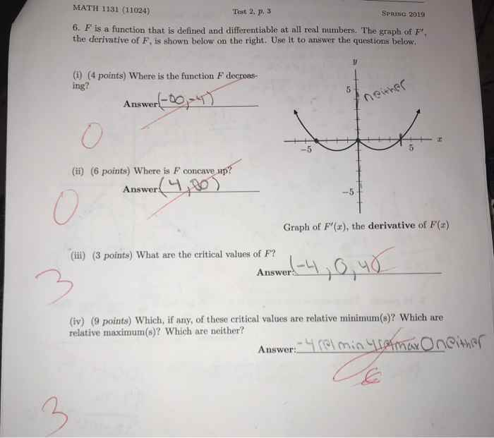 F Math Test