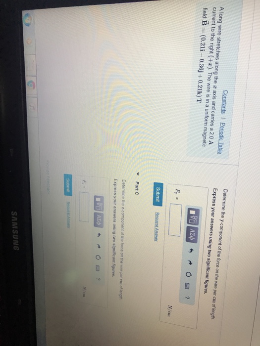 Solved Problem 27.8 Constants Periodic Table Part A A long | Chegg.com