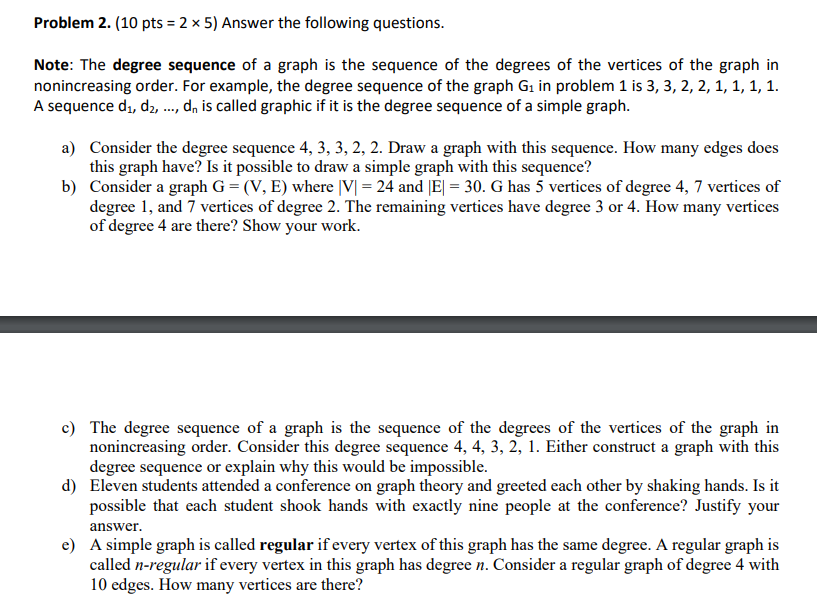 Solved Problem 2 10pts2×5 ﻿answer The Following 