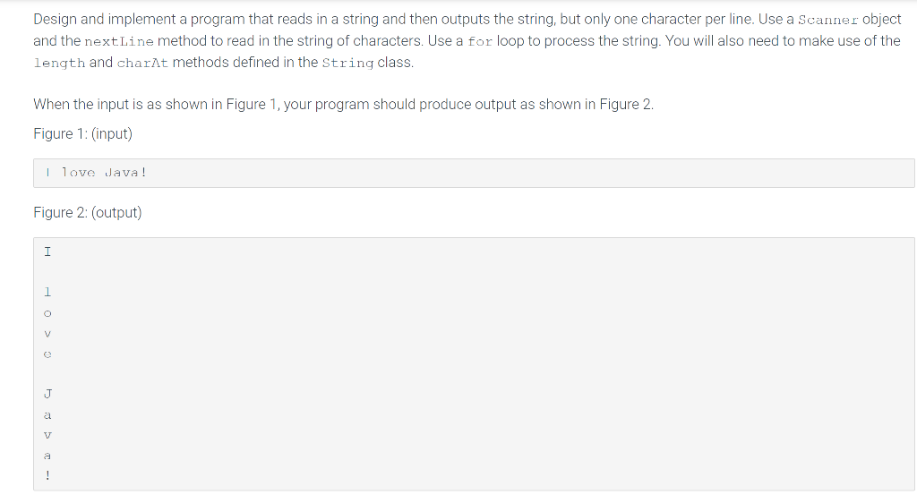 Solved // Import proper packages public class StringDown { | Chegg.com