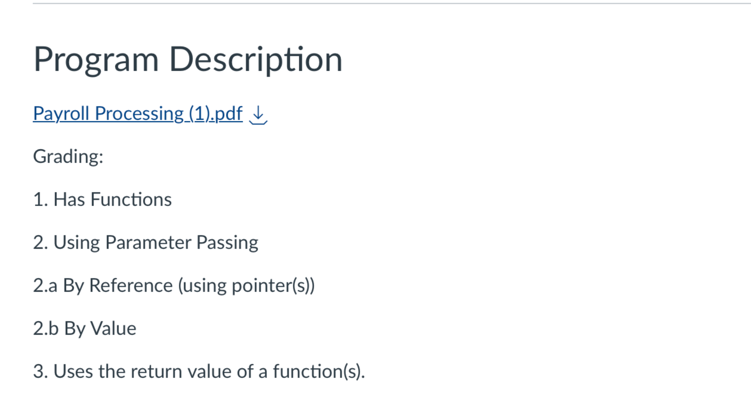 Solved in c programmingScope: FunctionsPayroll | Chegg.com