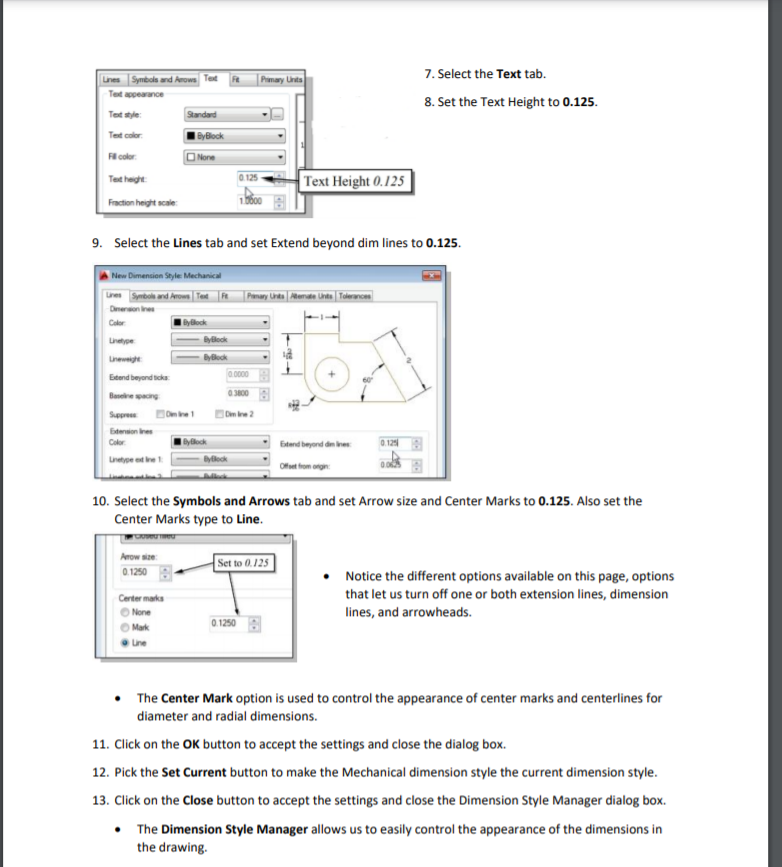AutoCAD Assignment 5 - Dimensioning (The Bracket | Chegg.com