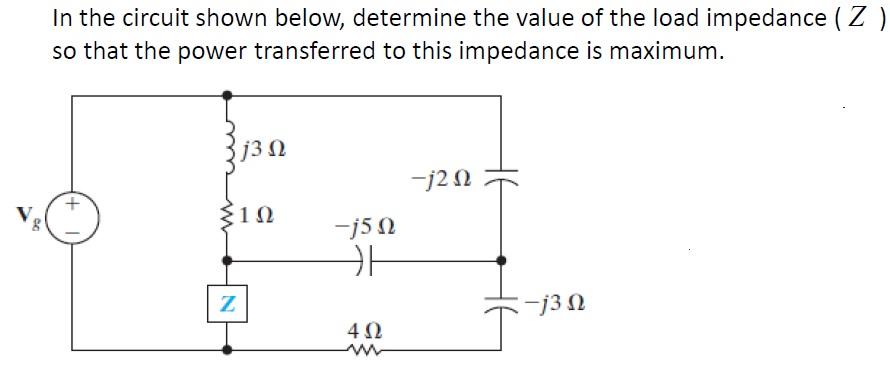 [Solved]: In the circuit shown below, determine the value