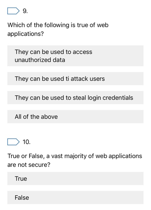 Solved 9. Which of the following is true of web | Chegg.com