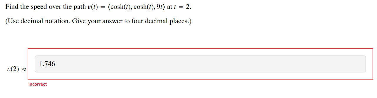 Solved Find the speed over the path | Chegg.com
