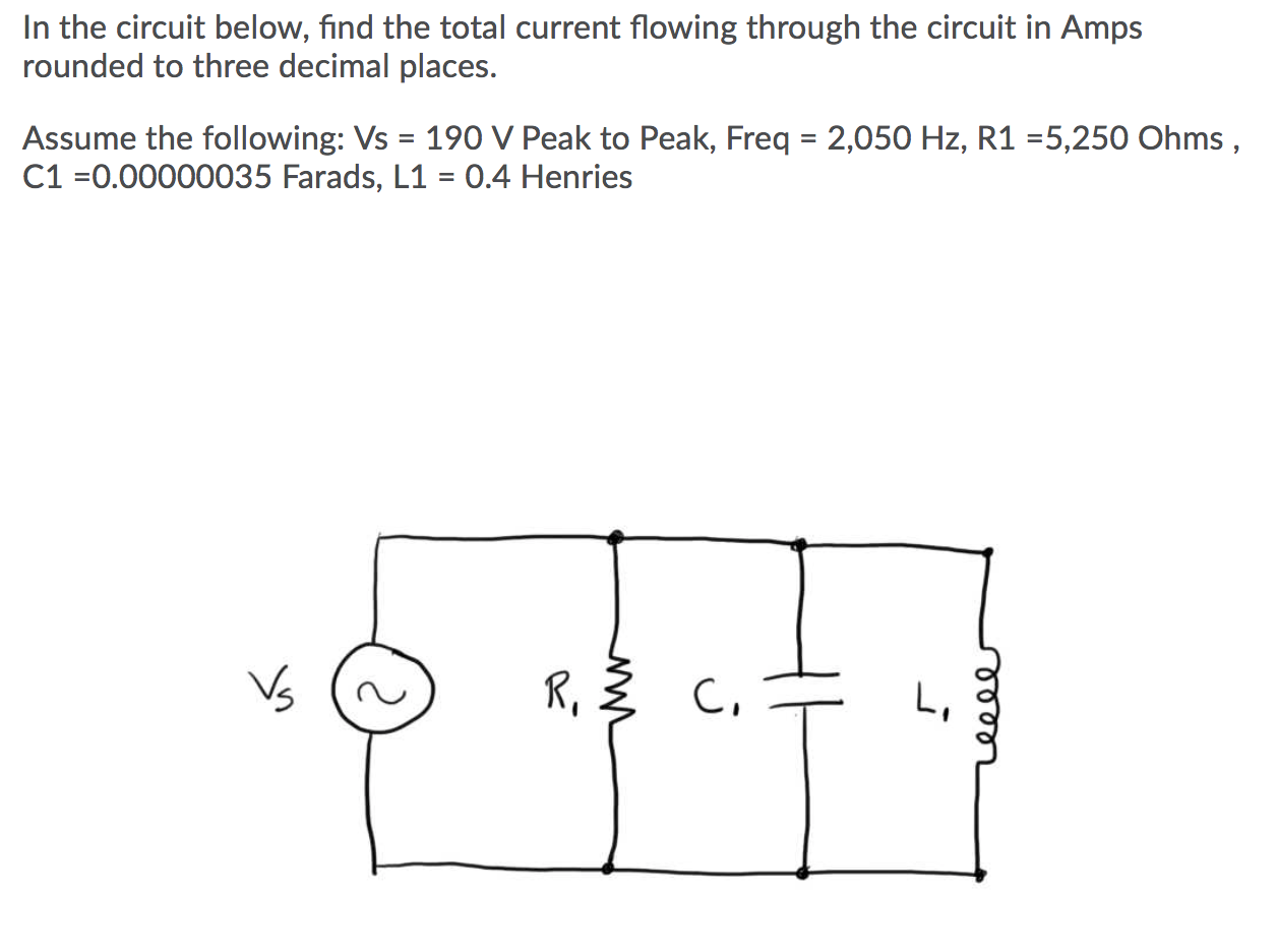 Solved In the circuit below, find the total current flowing | Chegg.com