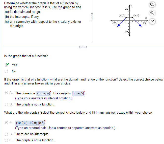 Solved I need help with: If the graph is that of a | Chegg.com