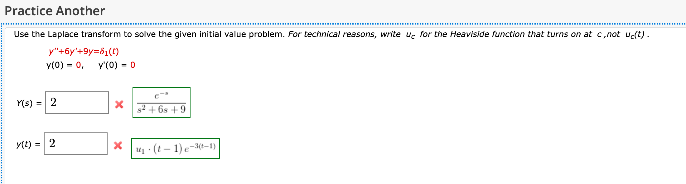 Solved Use the Laplace transform to solve the given initial | Chegg.com